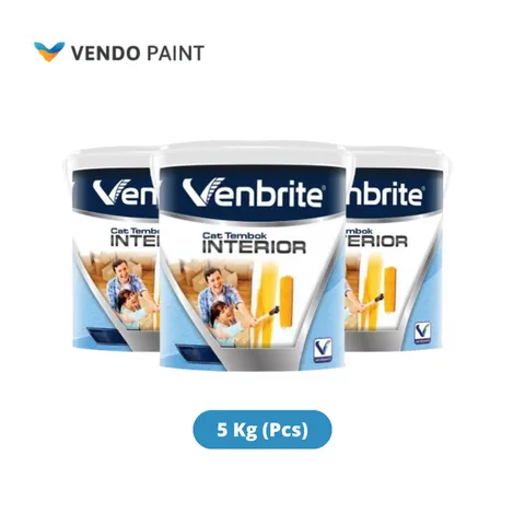 Jual Vendo Paint Venbrite Cat Tembok Interior 5 Kg 5 Kg berkualitas terbaik dan harga murah ...