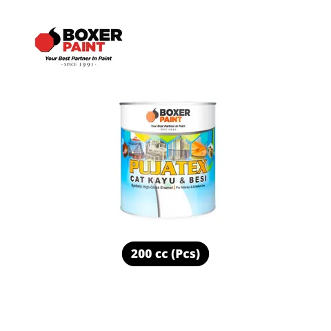 Jual Boxer Paint Pujatex Cat Kayu & Besi 200 cc 121-Ivory berkualitas ...